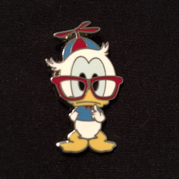 Disney | Jewelry | 42 Disney Nerd Donald Trading Pin | Poshmark